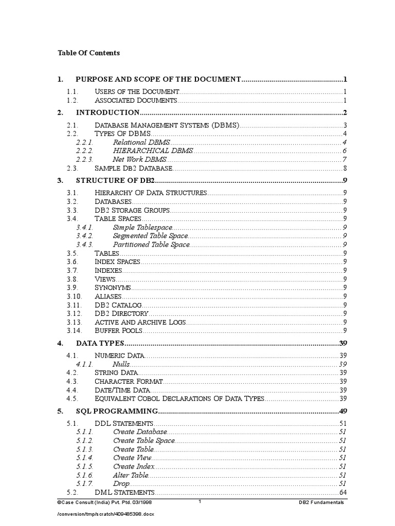 DB2 Bible1 | PDF | Database Index | Databases