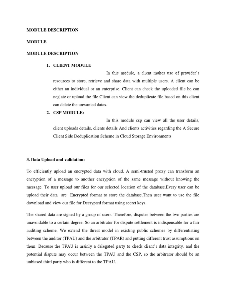 Hash Table Module Description | PDF | Public Key Cryptography | Key ...