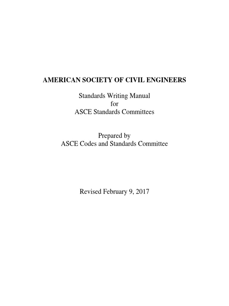 Standards Writing Manual 2017 | PDF | Specification (Technical Standard ...