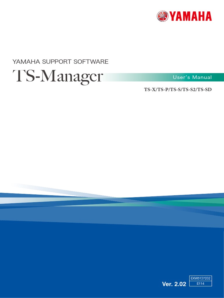 TS-Manager E V2.02 | PDF | Menu (Computing) | Microsoft Windows