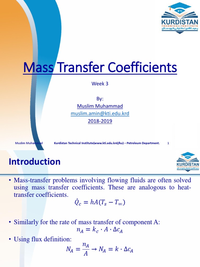 MASS TRANSFER | Fluid Dynamics | Mass Transfer