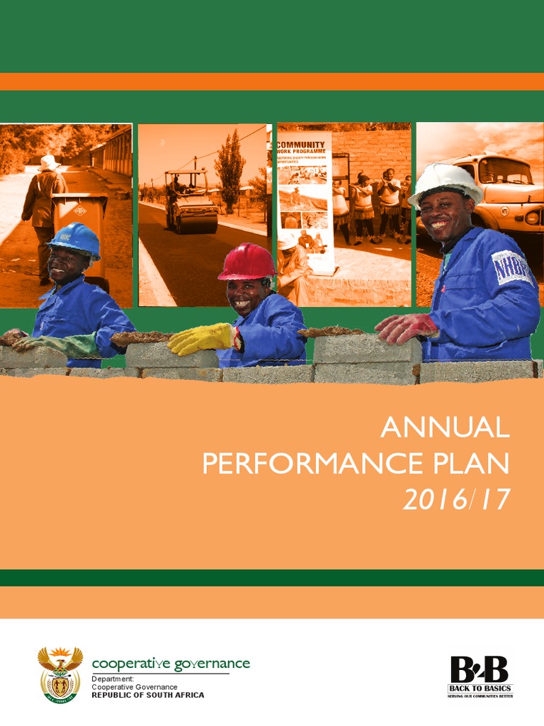 Annual Performance Plan: Cooperative Governance | PDF | Economic ...