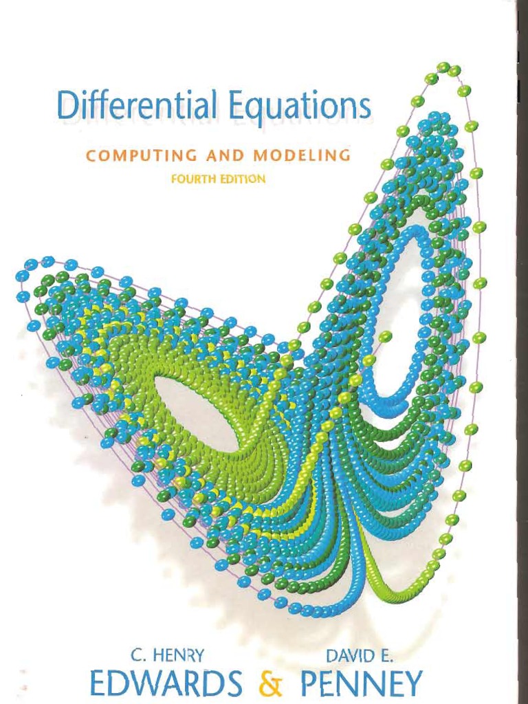 Differential Equations Computing and Modeling 4th Ed PDF | PDF