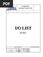 Instrument I-O List | PDF