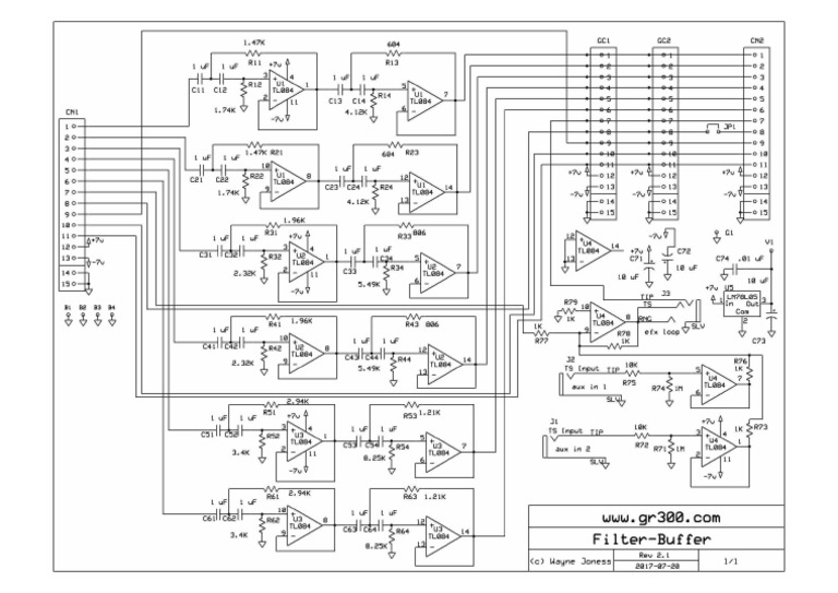 Subsonic Filter GK-3 Schematic | PDF