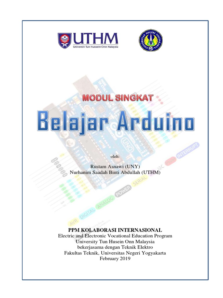 Modul Belajar Arduino Bersama UTHM 2019 | PDF