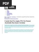 Contoh Soal TPA Pasca UNHAS | PDF | Metode & Bahan Ajar | Komputer