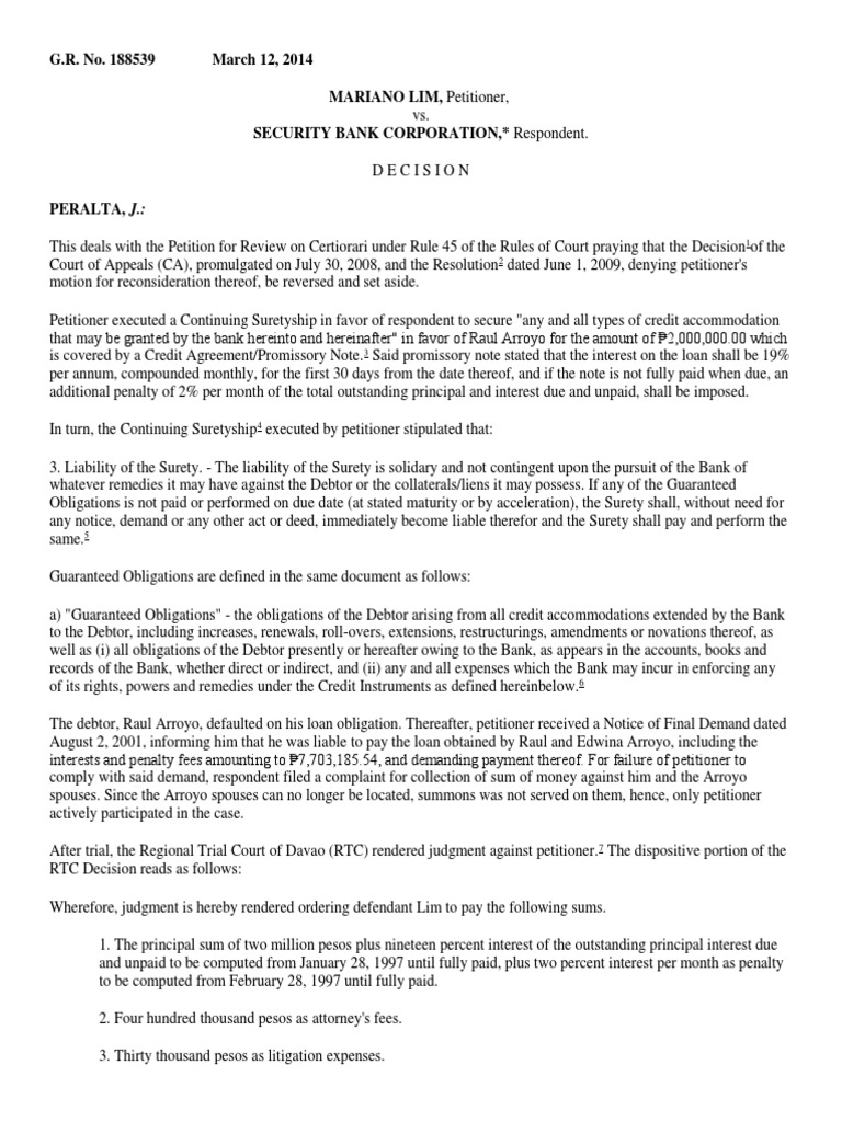 Cred Trans Batch 3 | PDF | Guarantee | Judgment (Law)