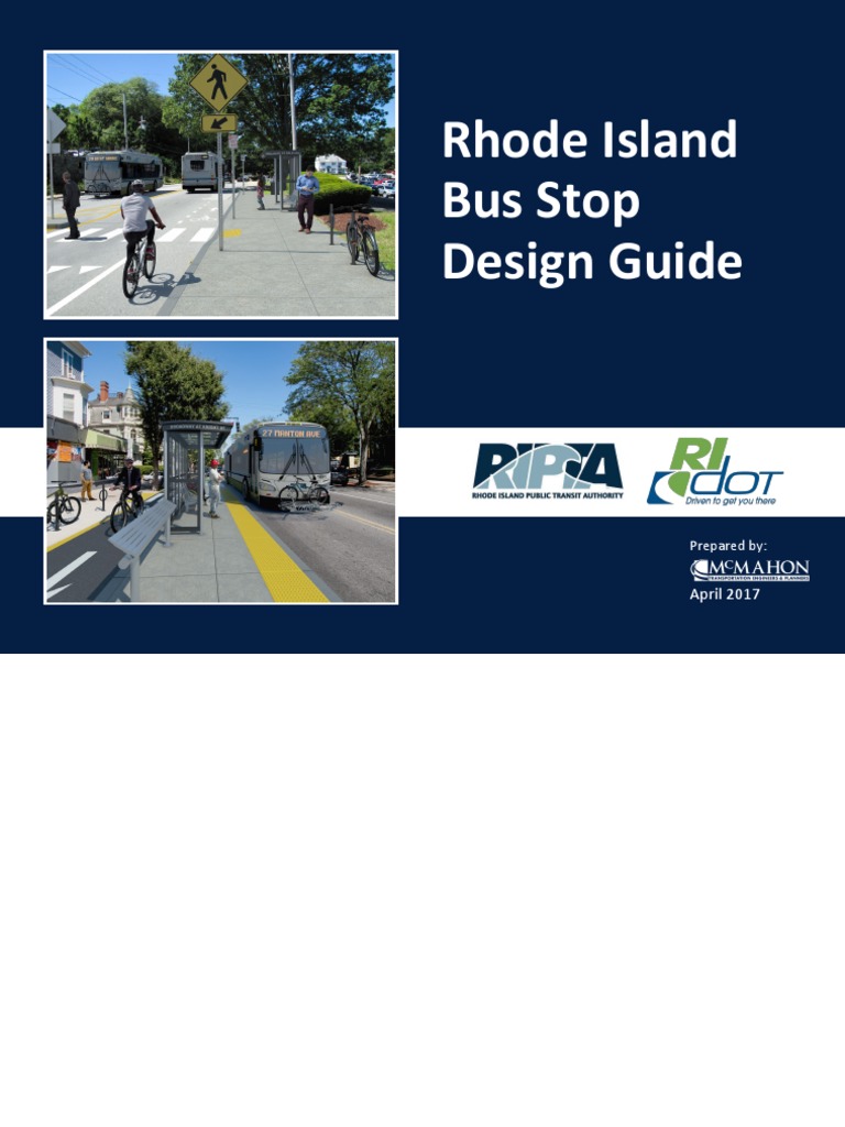 Rhode Island Bus Stop Design Guide | PDF | Bus | Accessibility