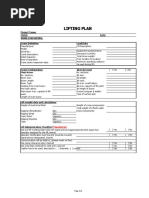 Lift Plan | PDF