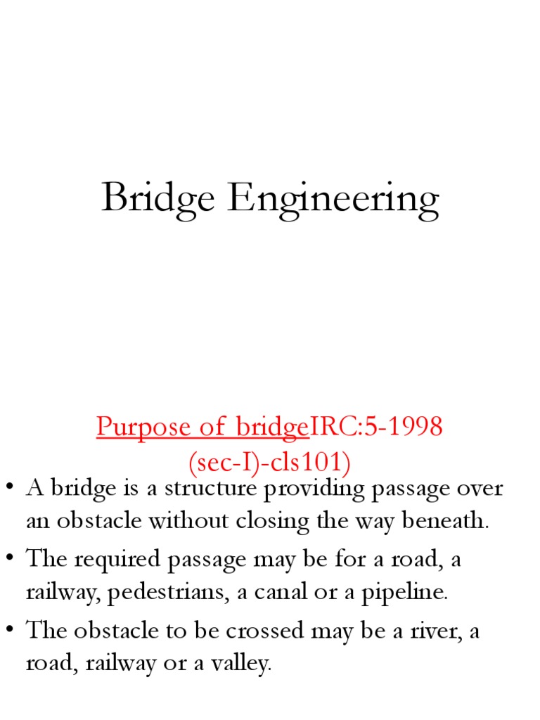 Bridge Engg | PDF | Bridge | Engineering