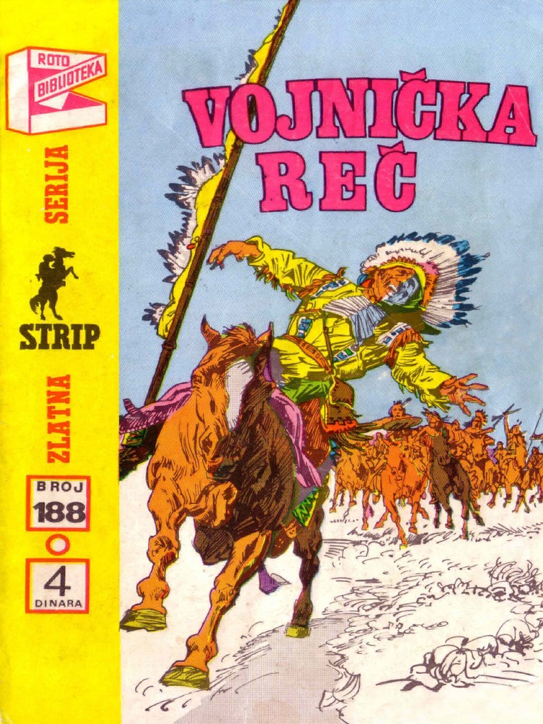 Prie Sa Divljeg Zapada Vojnika Re Strip Zlatna Serija Broj 188 | PDF