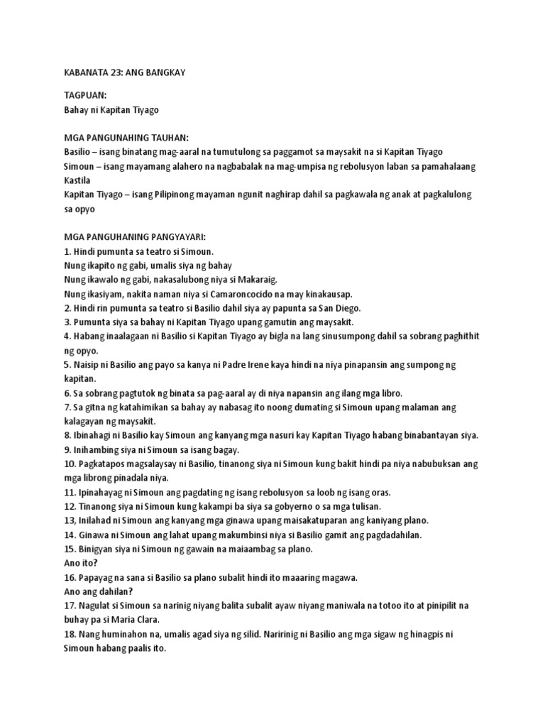 Kabanata 23 | PDF