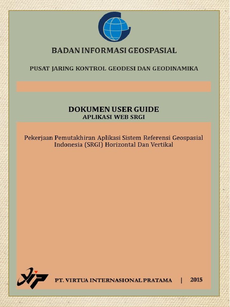 Panduan Penggunaan Aplikasi Web SRGI | PDF