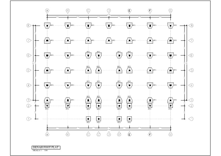 FP1 FP1 FP1 FP1 FP1 FP1 FP1: Denah Foot Plat | PDF