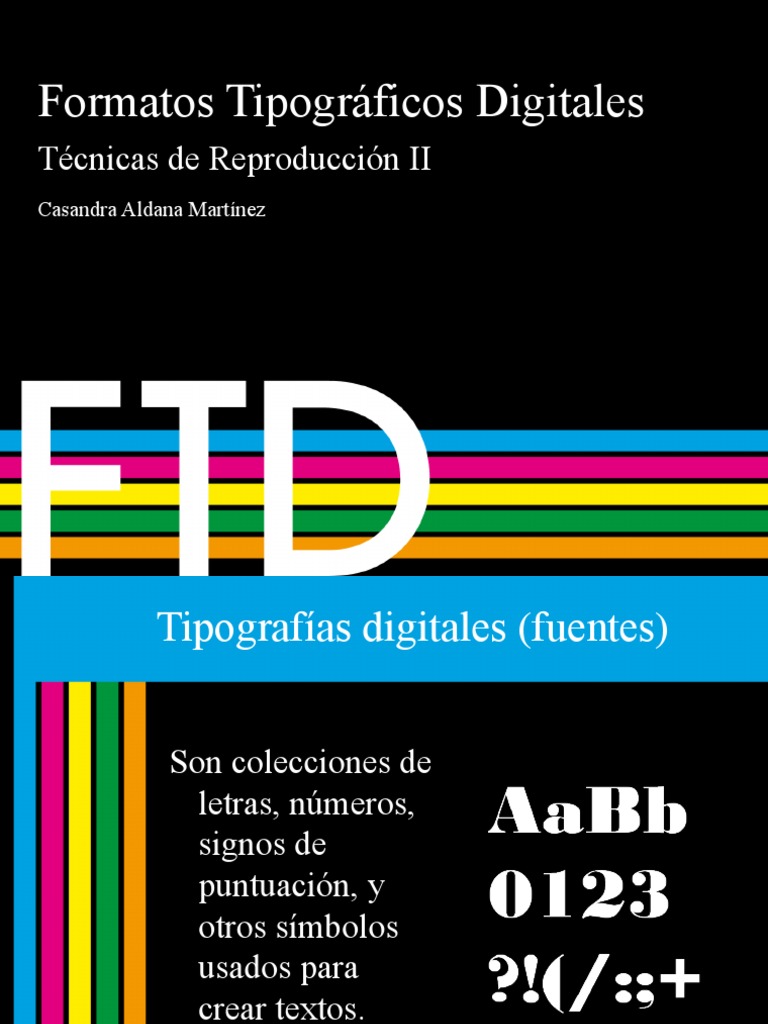 Formatos Tipográficos Digitales | PDF | Software | Informática