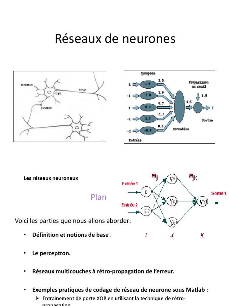 Reseau de Neurone | PDF | Réseau de neurones artificiels ...