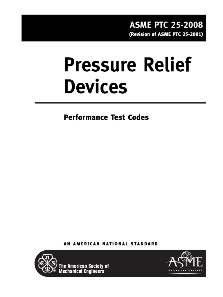 ASME PTC-25 Relief Valve PDF | Download Free PDF | Flow Measurement ...