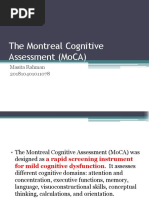 MOCA Sample Report | PDF | Recall (Memory) | Cognition