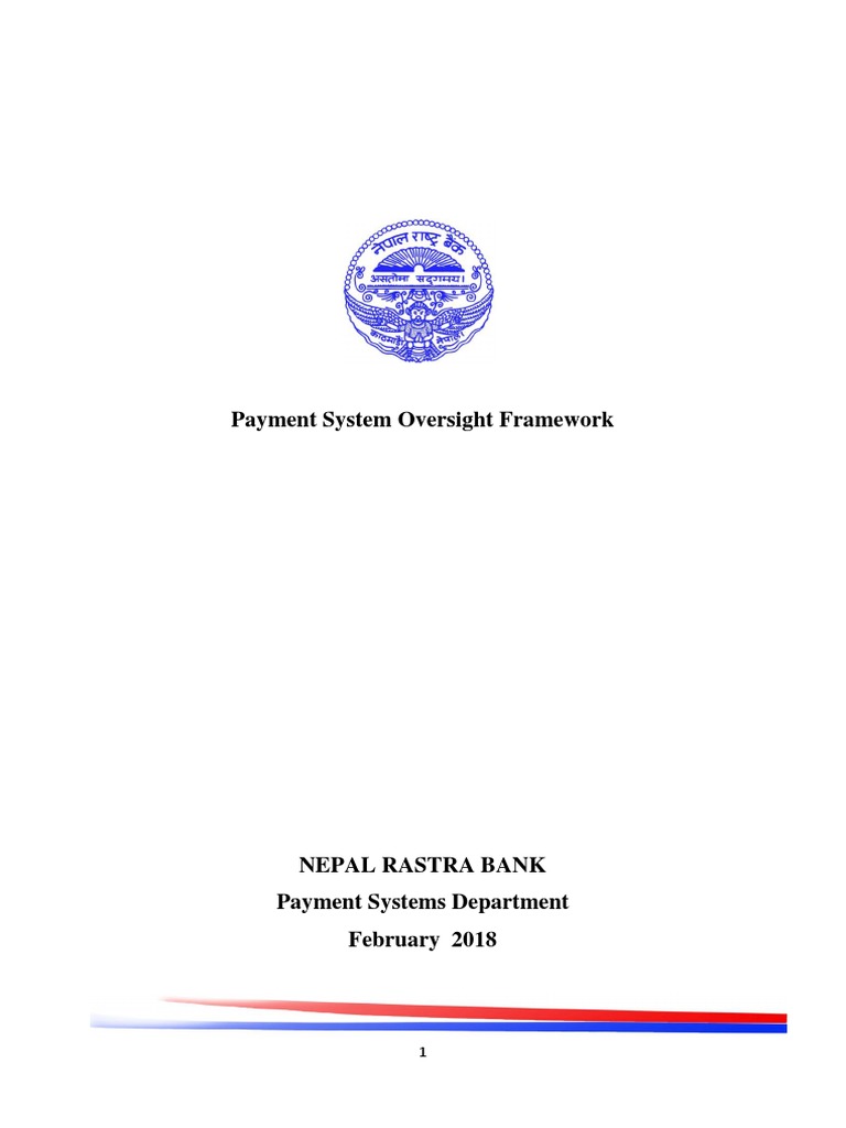 Payment System Oversight Framework | PDF | Payment System | Banks