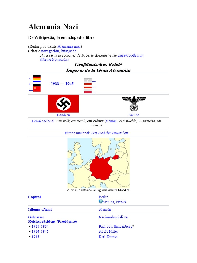 Alemania Nazi | PDF | Alemania nazi | Adolf Hitler