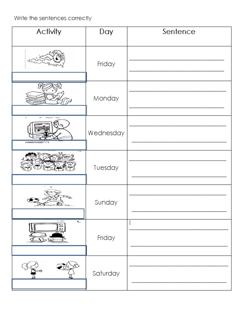 Write The Sentences Correctly | PDF