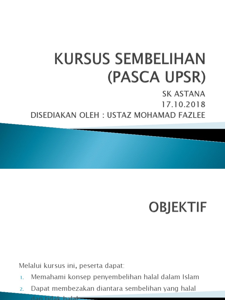 Kursus Sembelihan | PDF