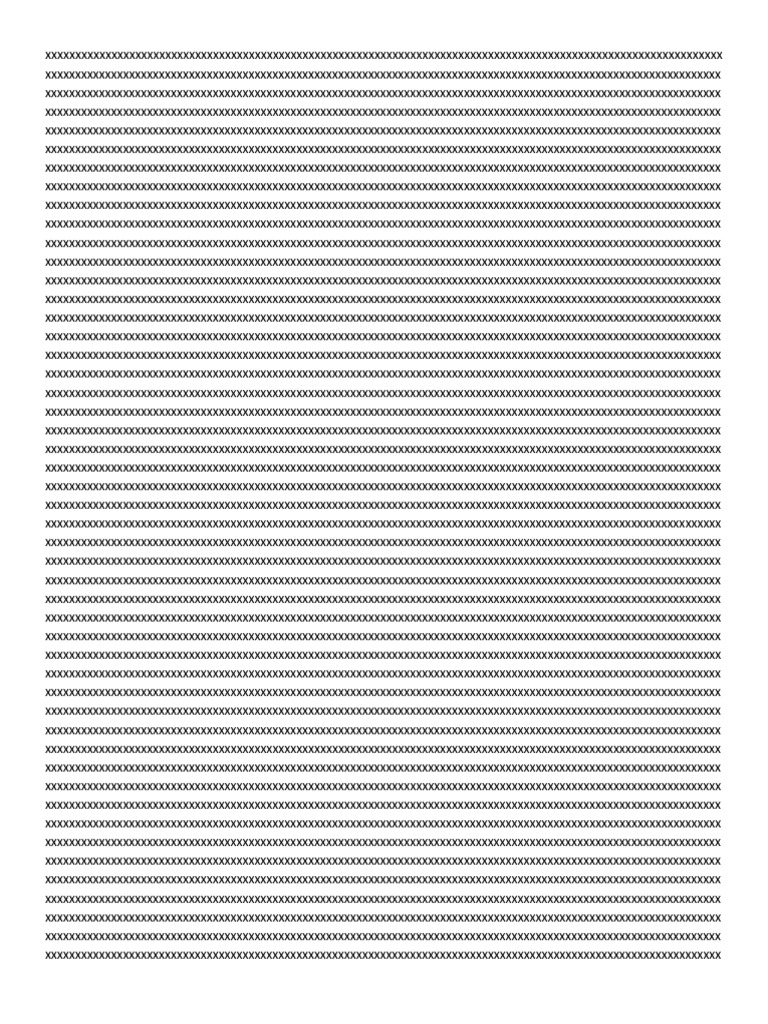 Test Print (Triple X) | PDF