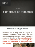Principle of Guidance - Notes | PDF | Behavior Modification | Cognition