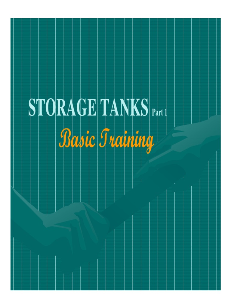 Storage Tanks Basic Training | PDF | Stairs | Roof