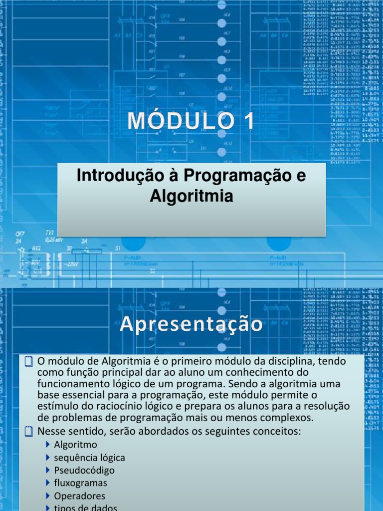 Módulo 1 - Introdução À Programação e Algoritmia | PDF | Algoritmos ...