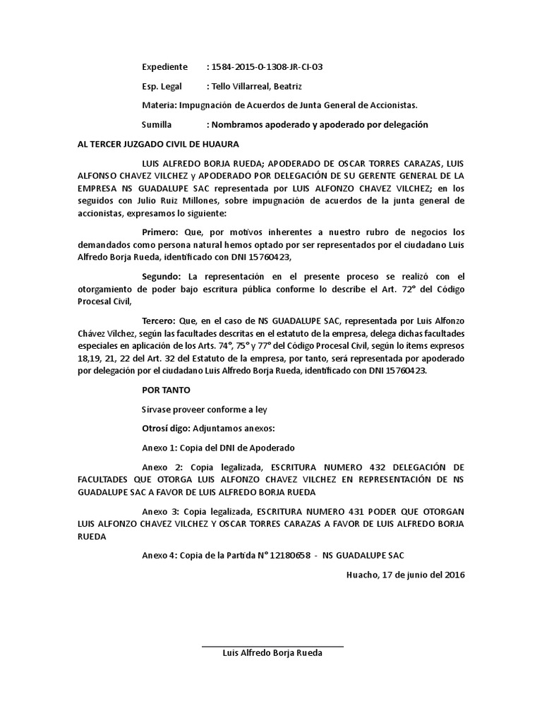 Apoderado | PDF | Derecho