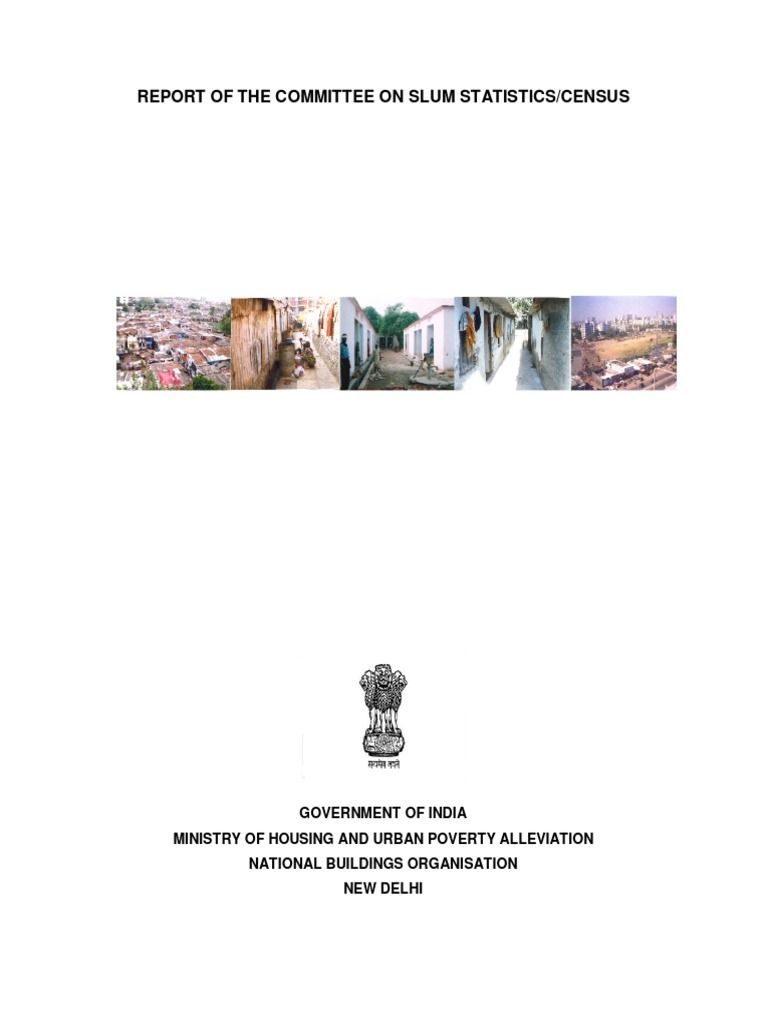 Report of Slum Committee | PDF | Principal Component Analysis | Slum