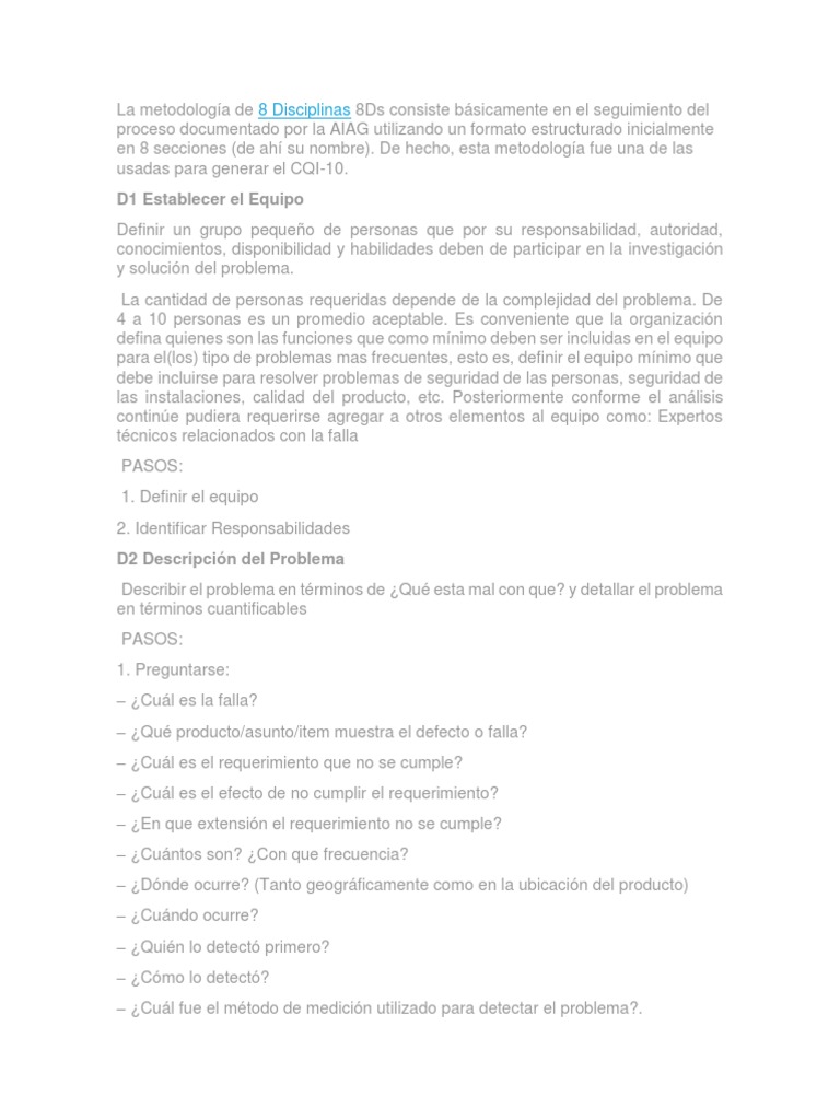 8DS PDF | PDF | Cliente | Lean Manufacturing