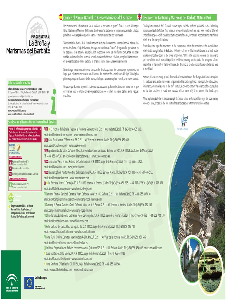 Barbate PDF | PDF | Geomorfología | Geografía Física