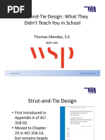 Design Examples For Strut and Tie Models PDF | PDF
