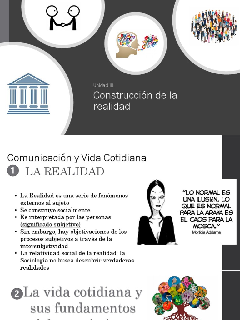 Construcción de La Realidad PP | PDF | Socialización | Subjetividad