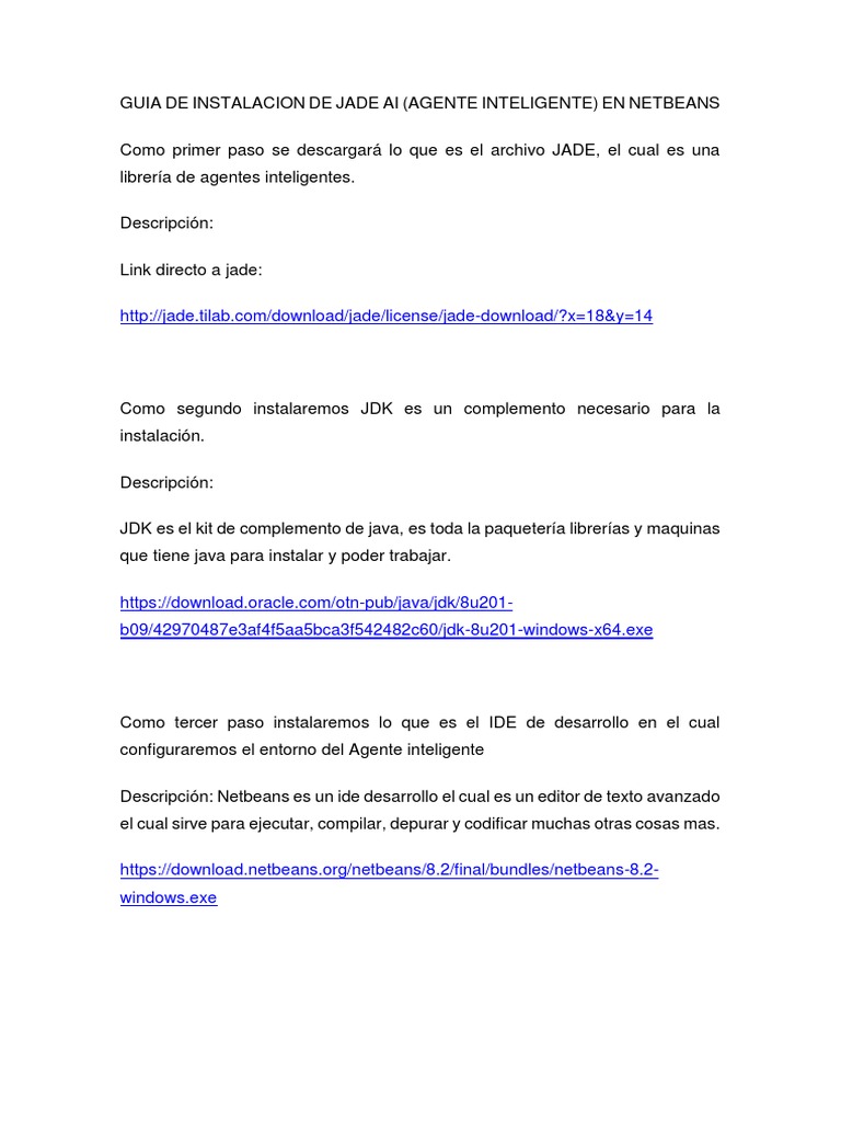 Guia de Instalacion de Jade Ai | PDF | Entorno de desarrollo integrado ...