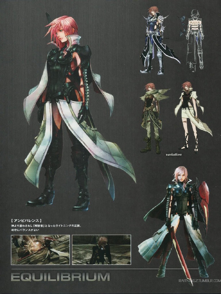 FFXIII Lightning Returns Artbook Scans | PDF | Video Game Development ...