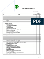 Ambulance Inspection Checklist | PDF