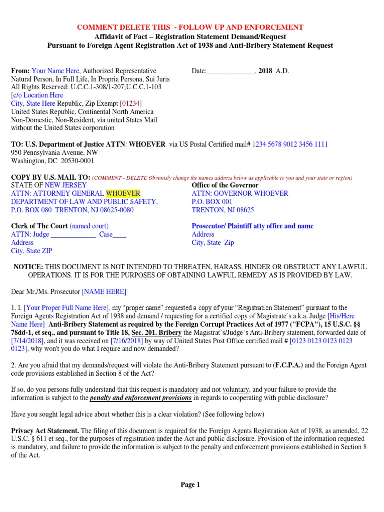 Foreign Registration Step2 - Follow Up - Close | PDF | Government ...