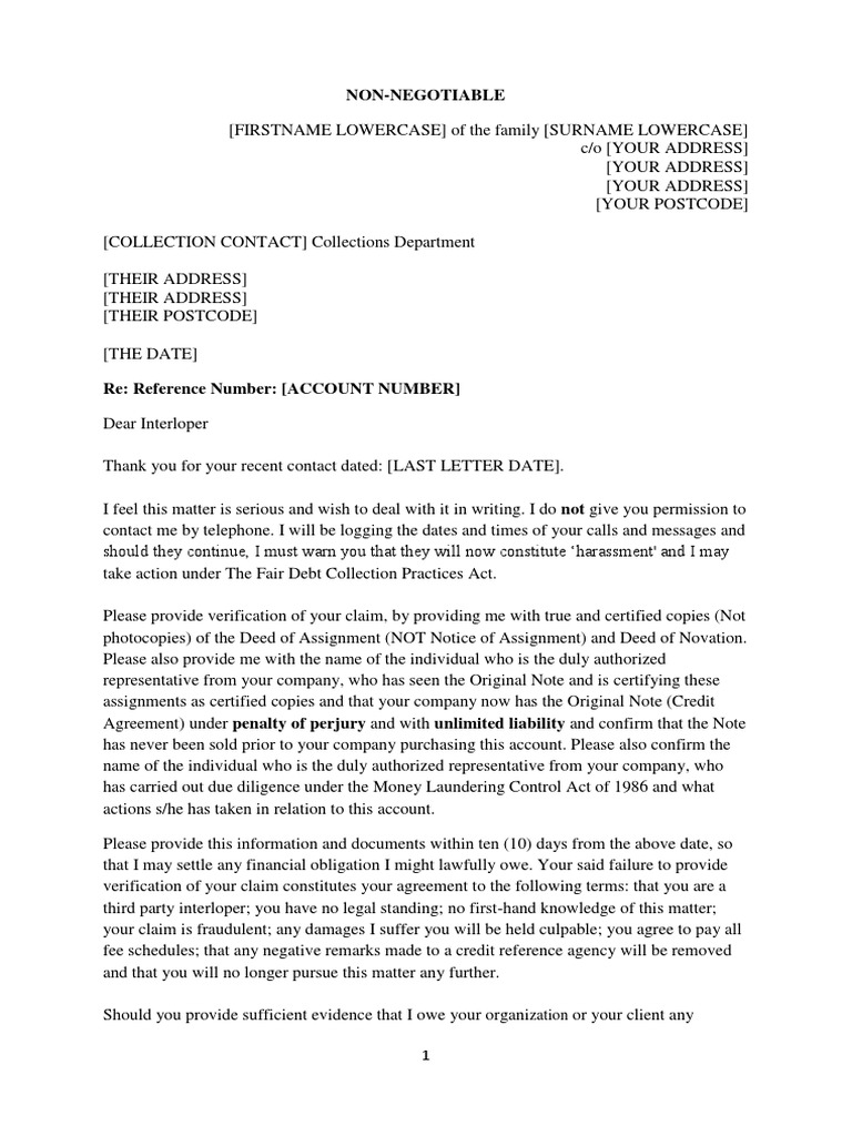 Debt Collector Letters | PDF | Money Laundering | Business Law