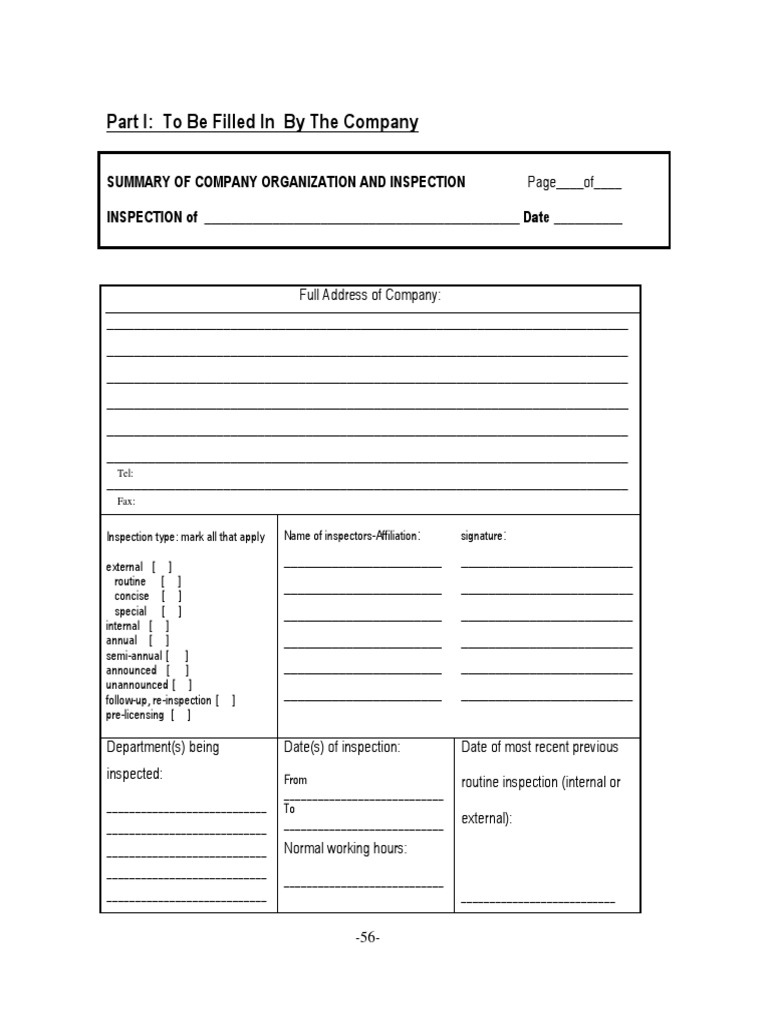 GMP Inspection Checklist - قائمة المراجعة (GMP) | PDF | Sterilization ...