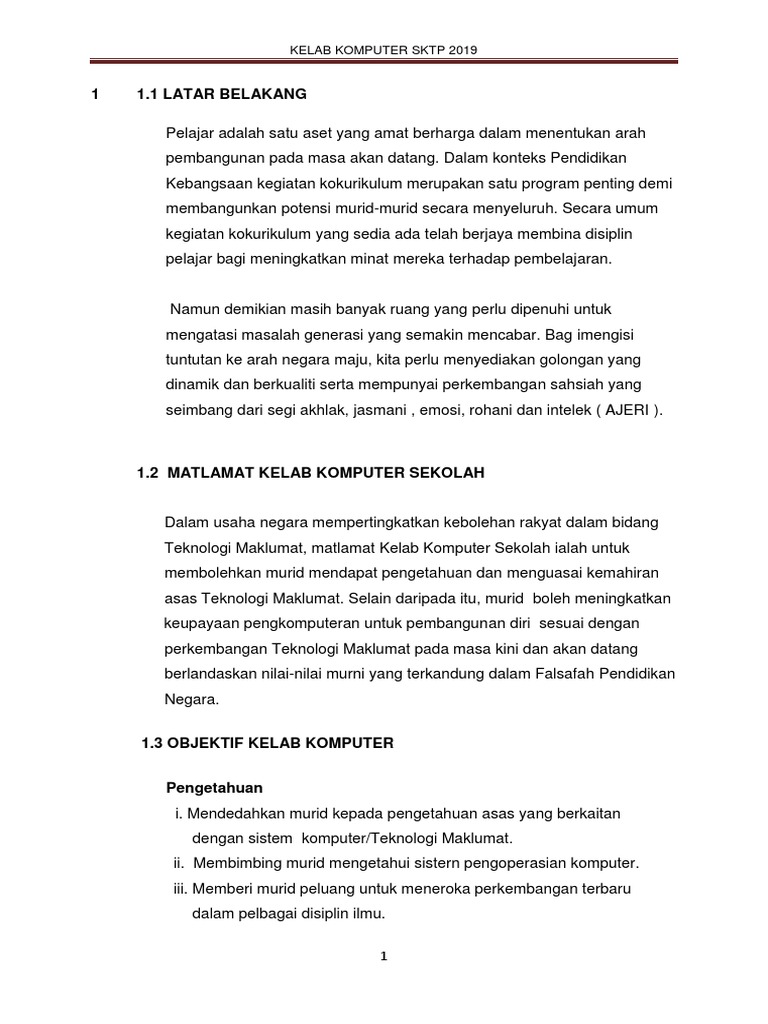Kelab Komputer 2019 | PDF