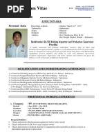 Joint Inspection Report Format | PDF | Mechanical Engineering | Nature