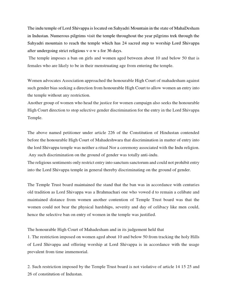 Moot Problem Trivanvore Board | PDF | Temple | High Court Of Australia