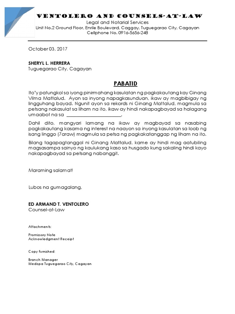 Demand Letter | PDF