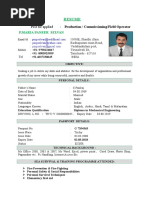 Oil & Gas Roustabout CV | PDF | Drilling Rig | Energy And Resource