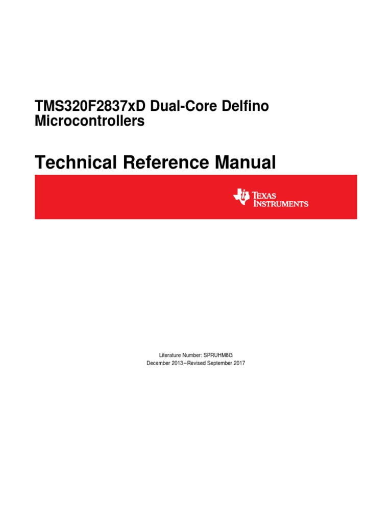 Technical Reference Manual: TMS320F2837xD Dual-Core Delfino ...