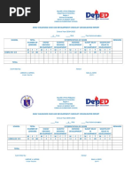 Eccd Checklist Card Template | PDF | Child Development | Behavioural ...